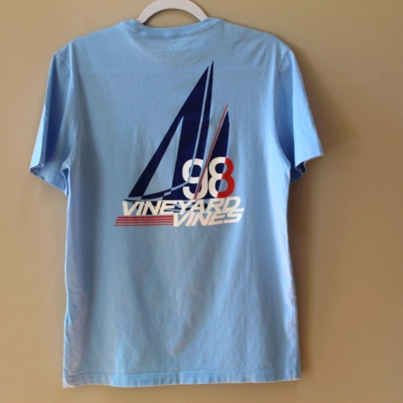 Vineyard Vines | Shirts | Vinyard Vines Blue Sail Tshirt Mens Xs Nwt ...